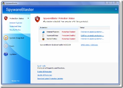 SpywareBlaster [V4.4][3.05 MB] โปรแกรมค้นหา-กำจัด และ ช่วยป้องกันสปายแวร์ **NEW - Overclockzone ...